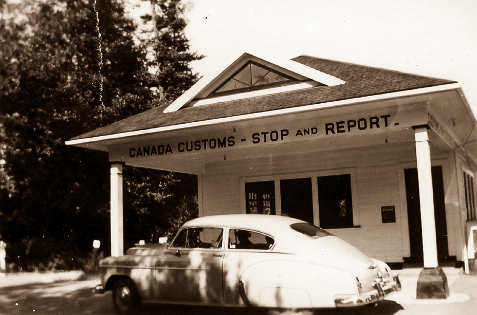 Canada customs, 1951 - Past Presence