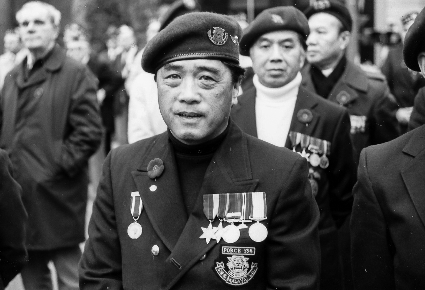 1986-11-11 – Force 136 Veterans at Remembrance Day at Victory Square ...